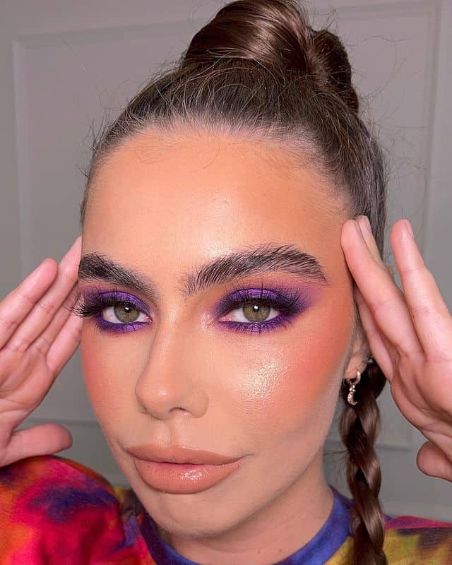 25 Betoverende Paarse Oogschaduwlooks Waar Je Dol Op Zult Zijn