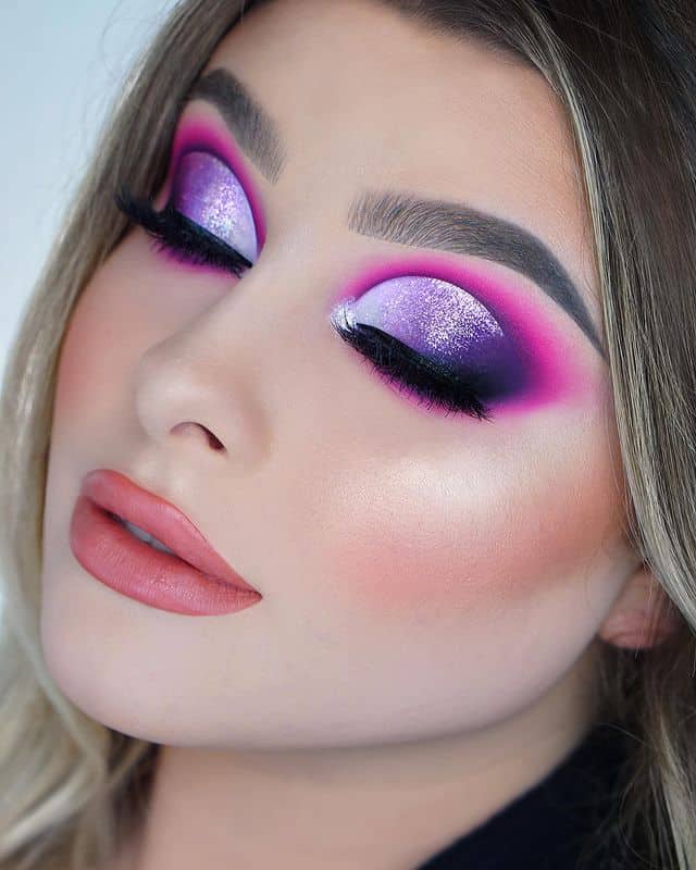 25 Betoverende Paarse Oogschaduwlooks Waar Je Dol Op Zult Zijn