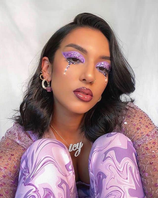25 Betoverende Paarse Oogschaduwlooks Waar Je Dol Op Zult Zijn
