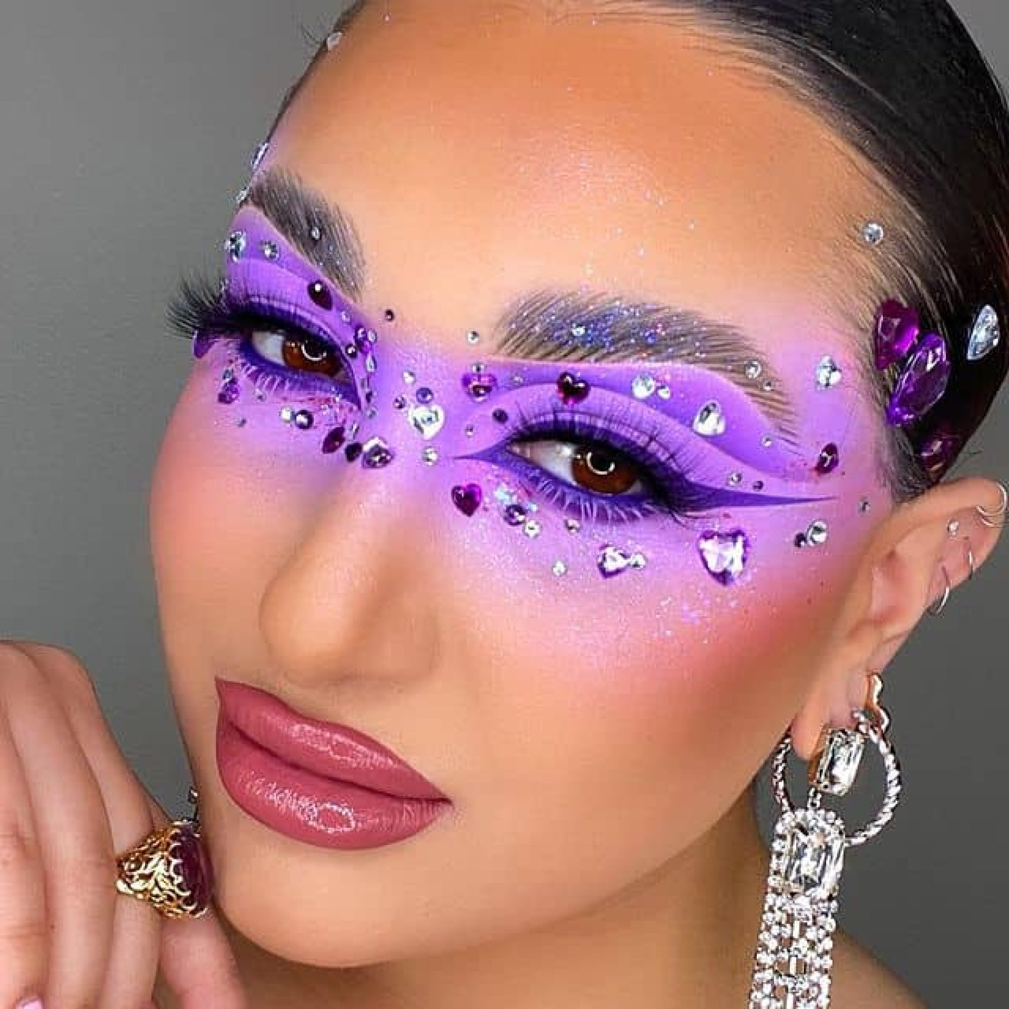 25 Betoverende Paarse Oogschaduwlooks Waar Je Dol Op Zult Zijn