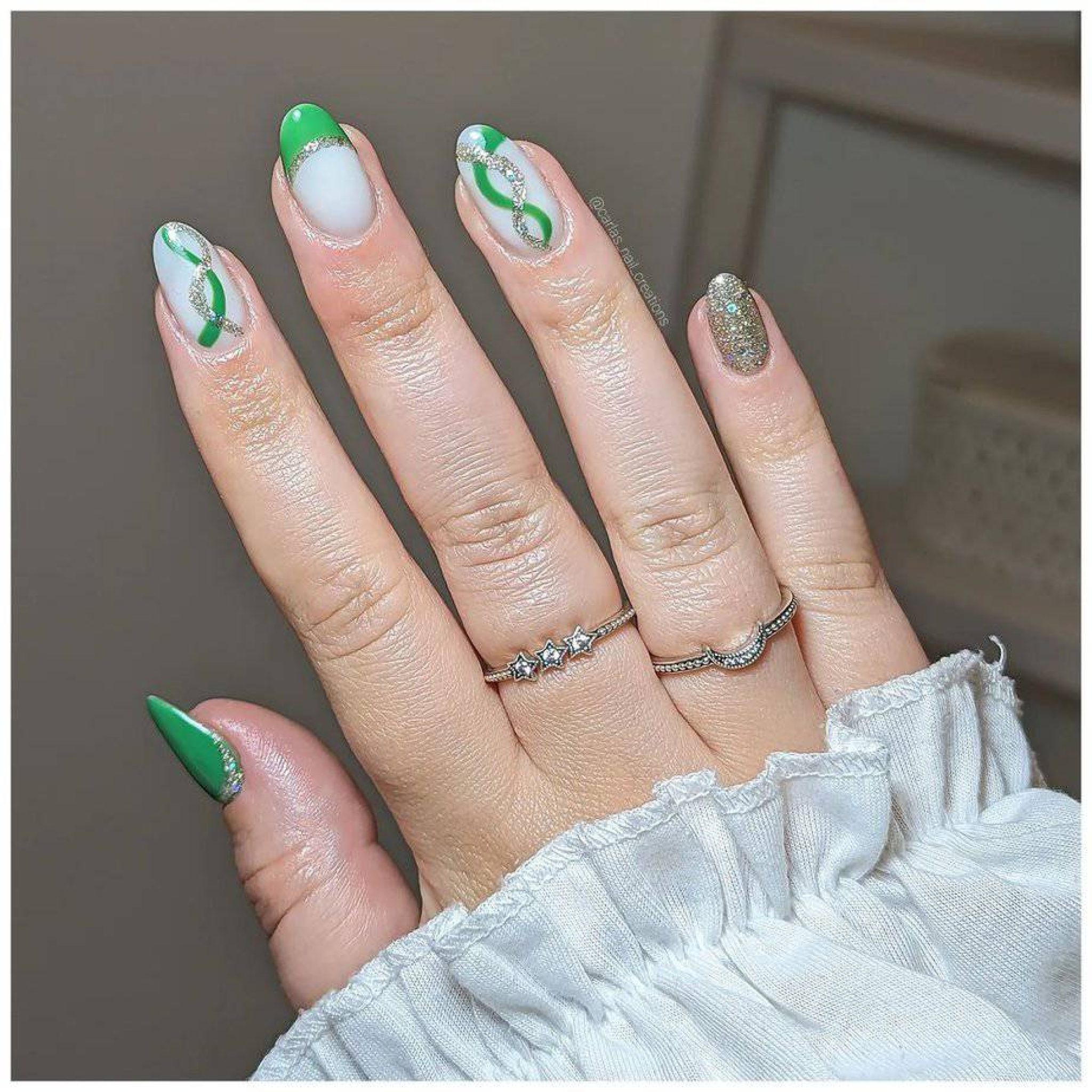 20 Groene Nageldesigns Om Iedereen Groen Van Jaloezie Te Maken