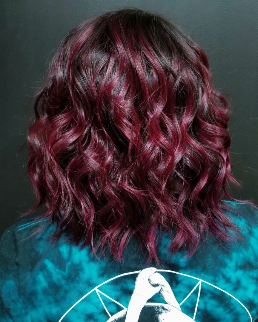 24 Magische Rood Paars Haar Ideeën Voor 2024